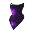 Nebula Galaxy Purple Neck Gaiter Balaclava Face Scarf Mask Quick-Dry ...