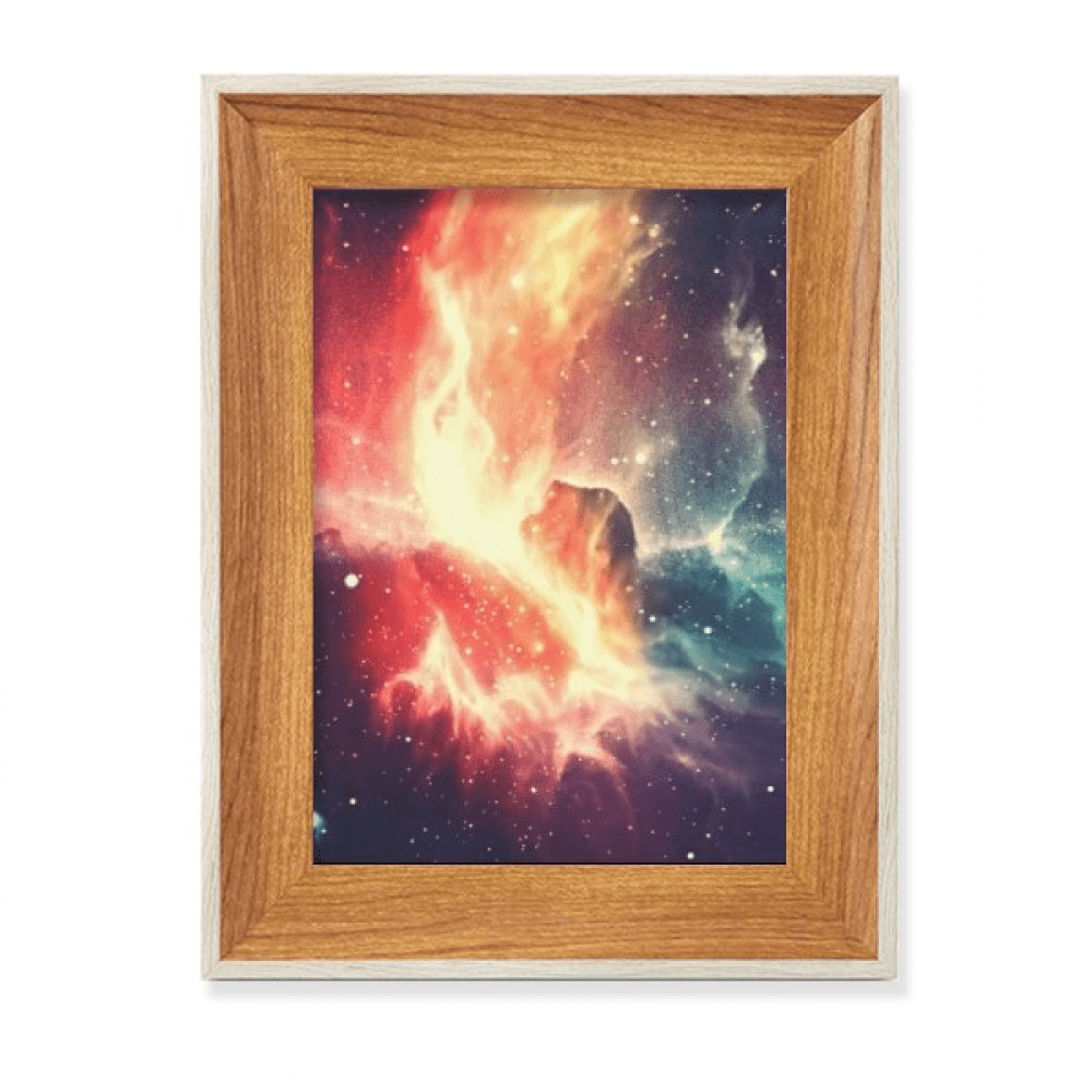 Nebula Mutual Impact Blue Nebula Pattern Desktop Wooden Photo Frame ...