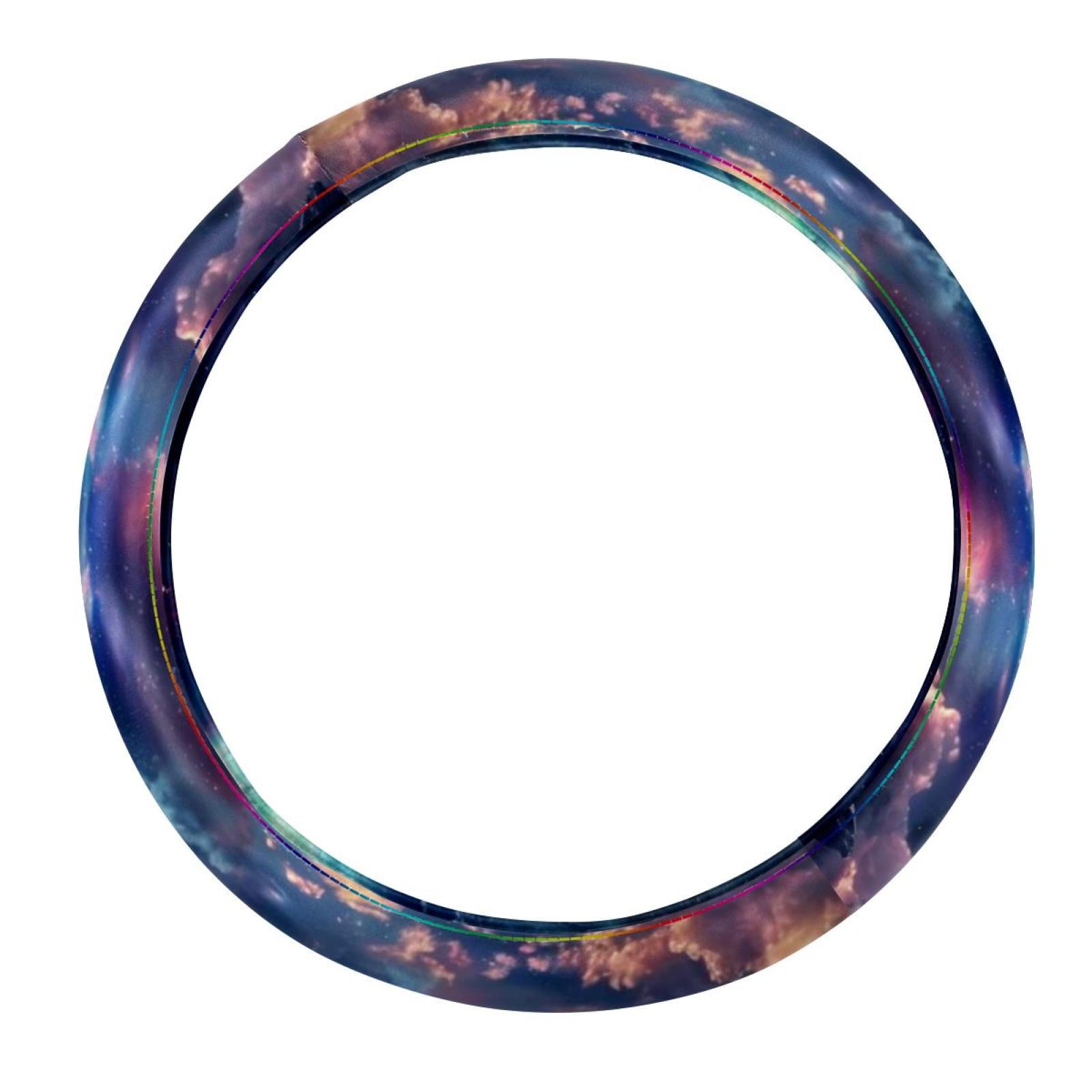 Nebula PVC Leather Car Wheel Cover - Stylish Personalized Design for ...