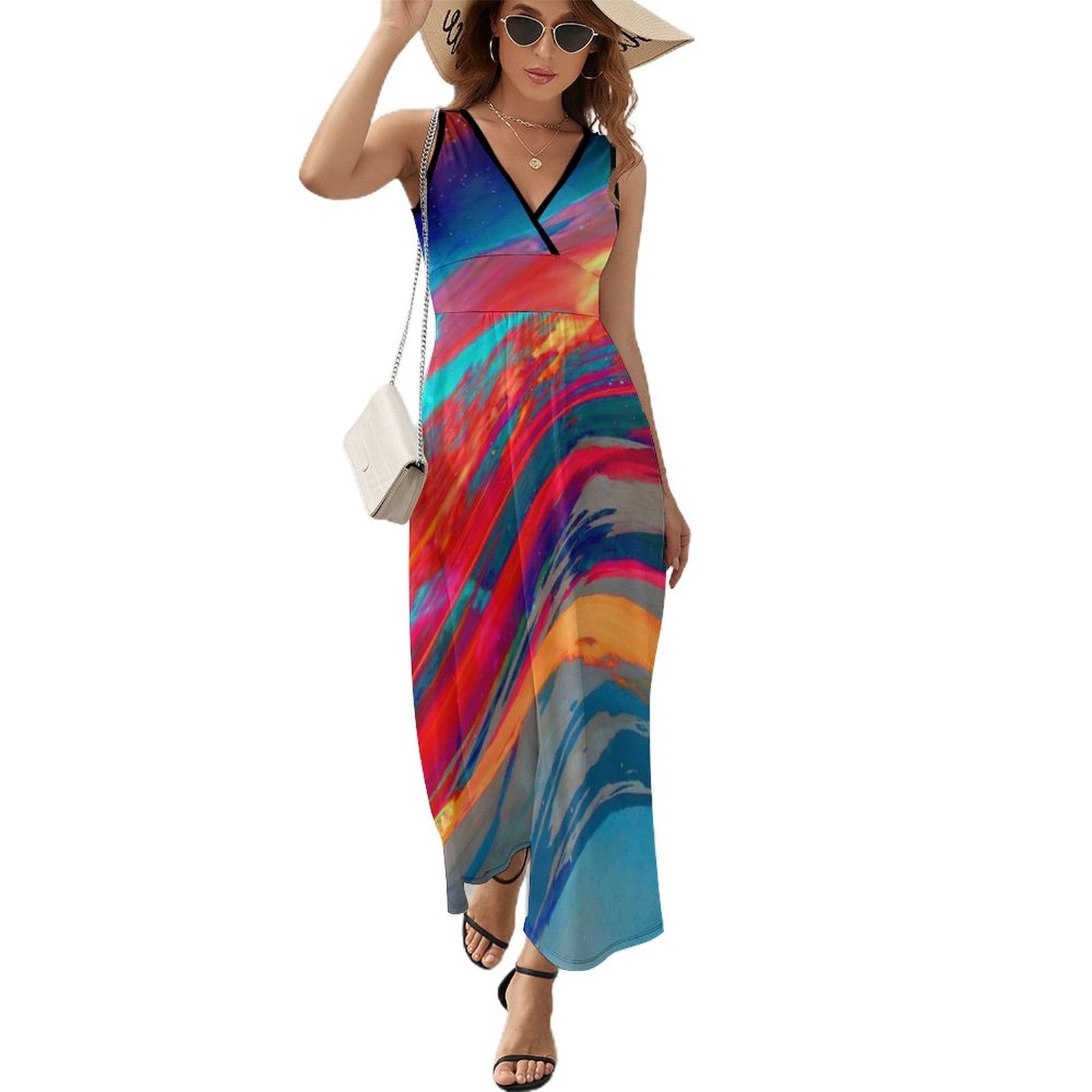 Nebula Sleeveless Dress women's evening dresses elegant chic wedding ...