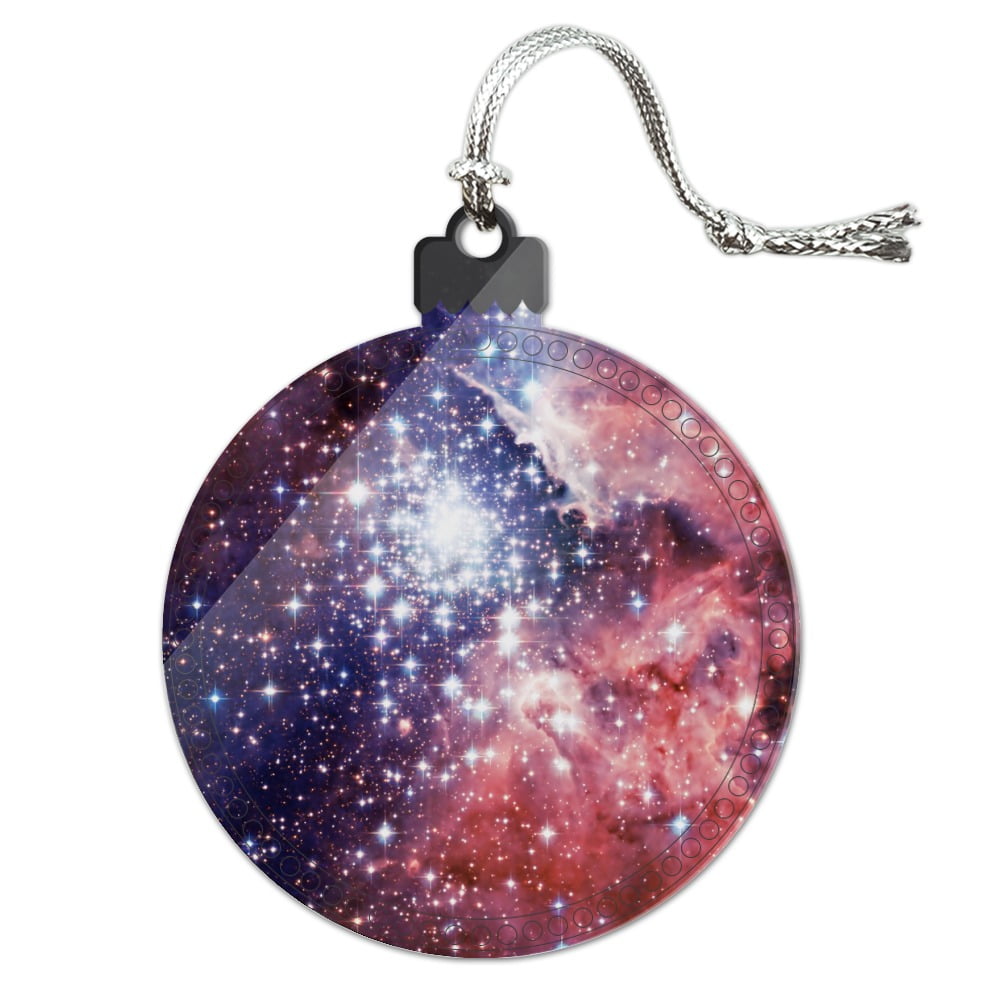 Nebula Space Galaxy Acrylic Christmas Tree Holiday Ornament - Walmart.com