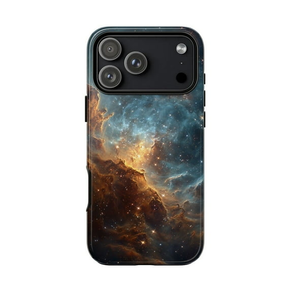 Nebula Star Clouds Wispy Cosmic Formation Art Phone Case with iPhone 17 ...
