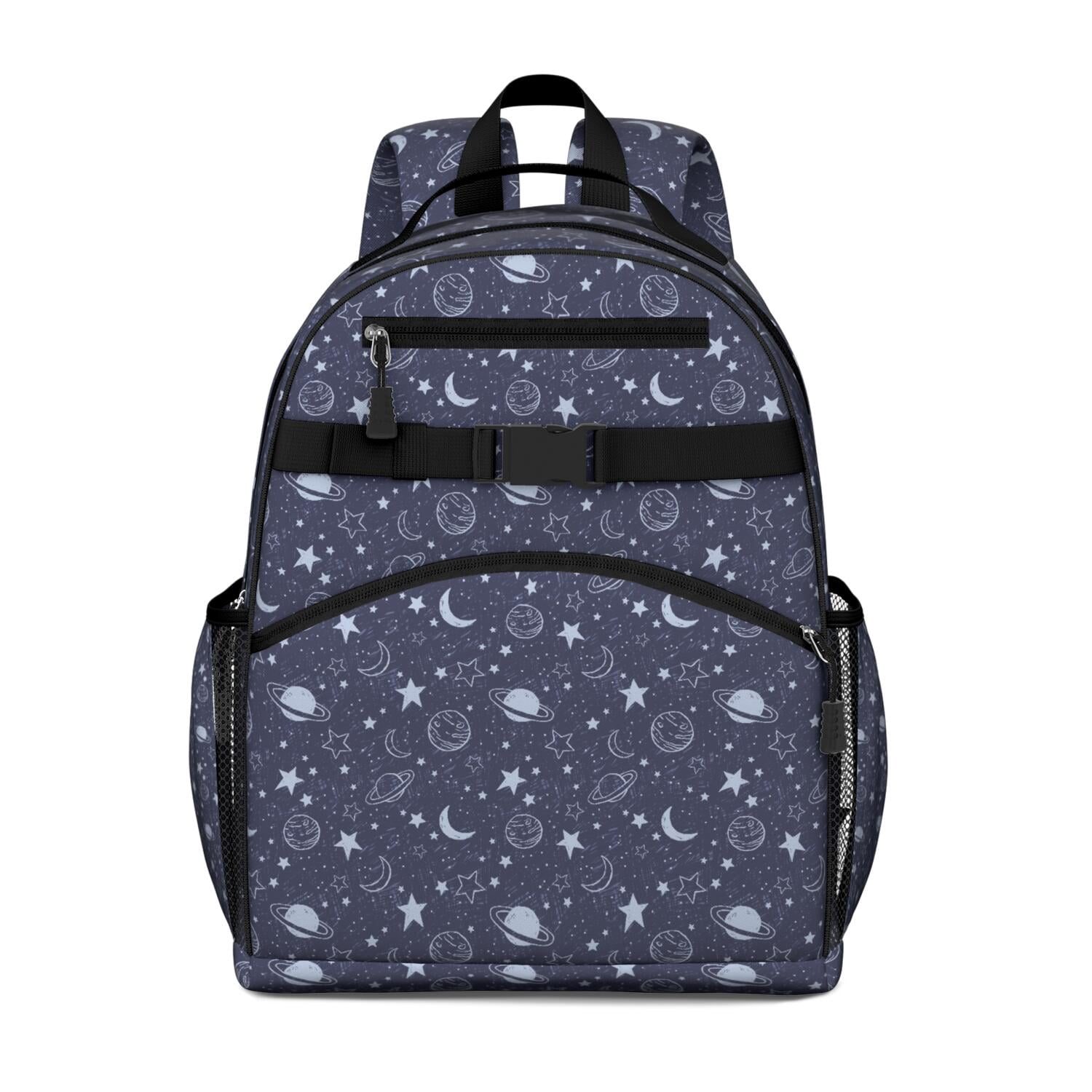 Nebula Themed Daypack - Ergonomic & Adjustable Travel Backpack, Starry ...