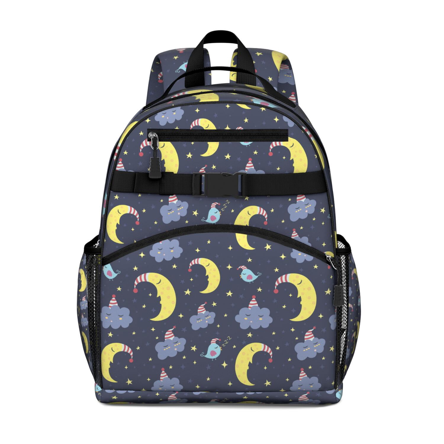 Nebula Themed Daypack - Ergonomic & Adjustable Travel Backpack, Starry ...