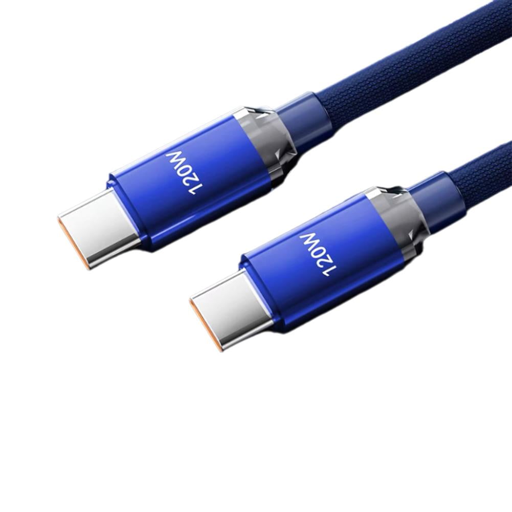 NebulaNook 120W USB C to Type C Charger Cable Fast Charge Charging Lead ...