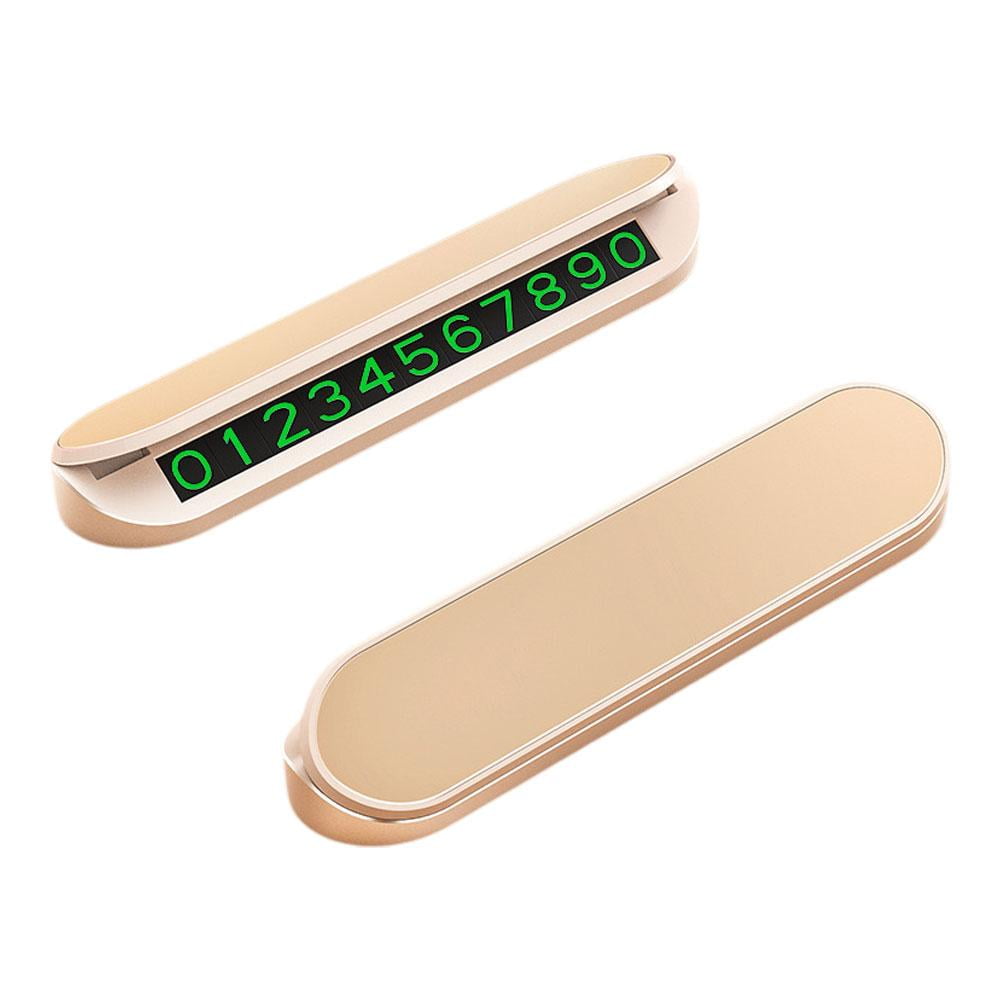 NebulaNook Car moving number plate hidden temporary parking sign ...