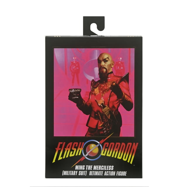 Free Shipping! Neca - King Features Flash Gordon - Ming Red Military ...