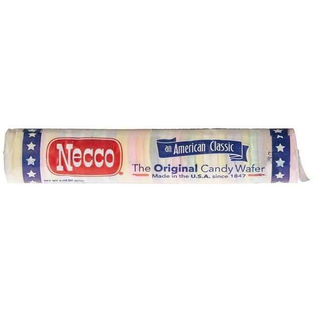 Necco Assorted Original Candy Wafers 24-2.02 oz Rolls, Net Wt 3 lbs ...