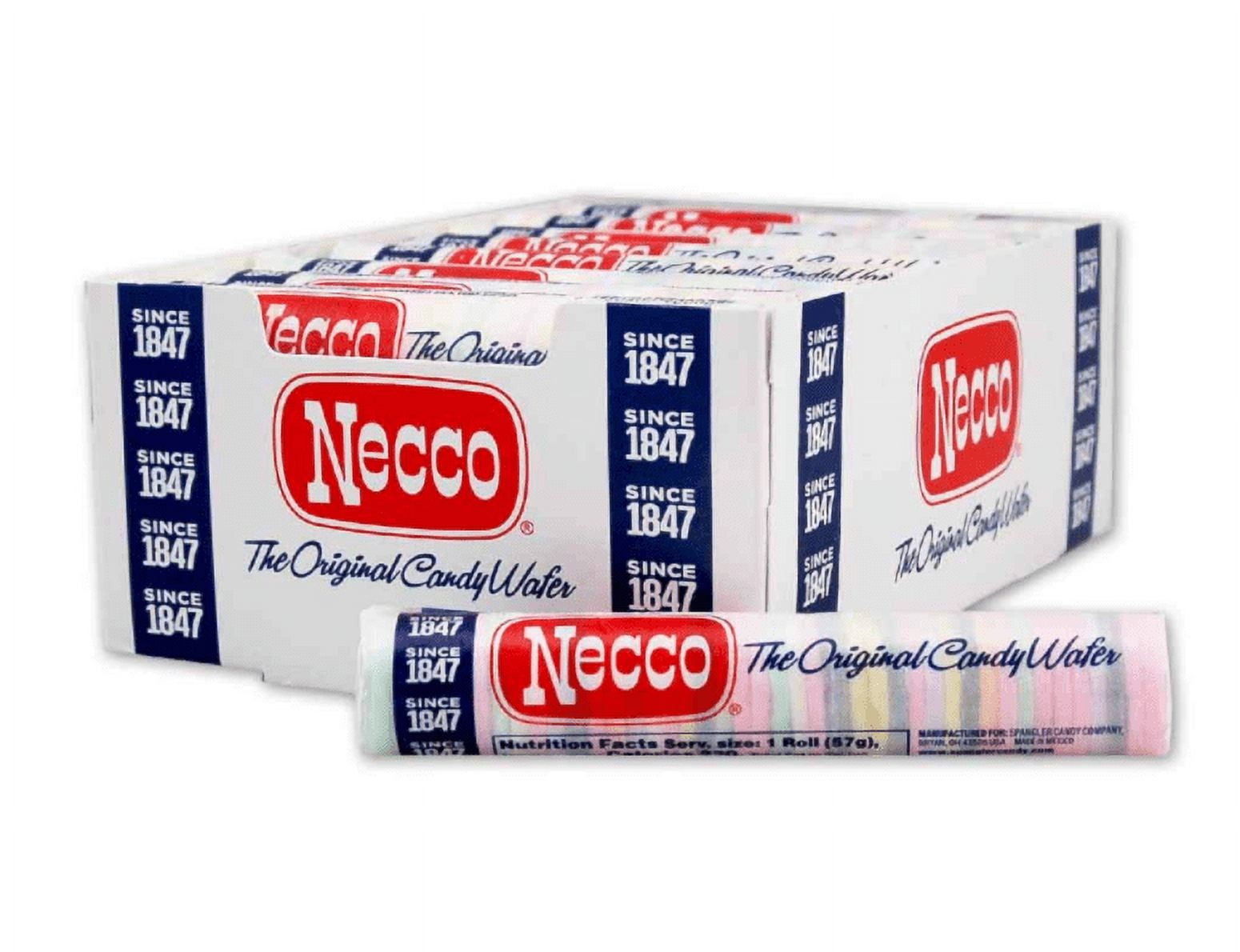Necco, Original Wafer, 2.02-Ounce, Pack of 24, Cookie Type - Walmart.com
