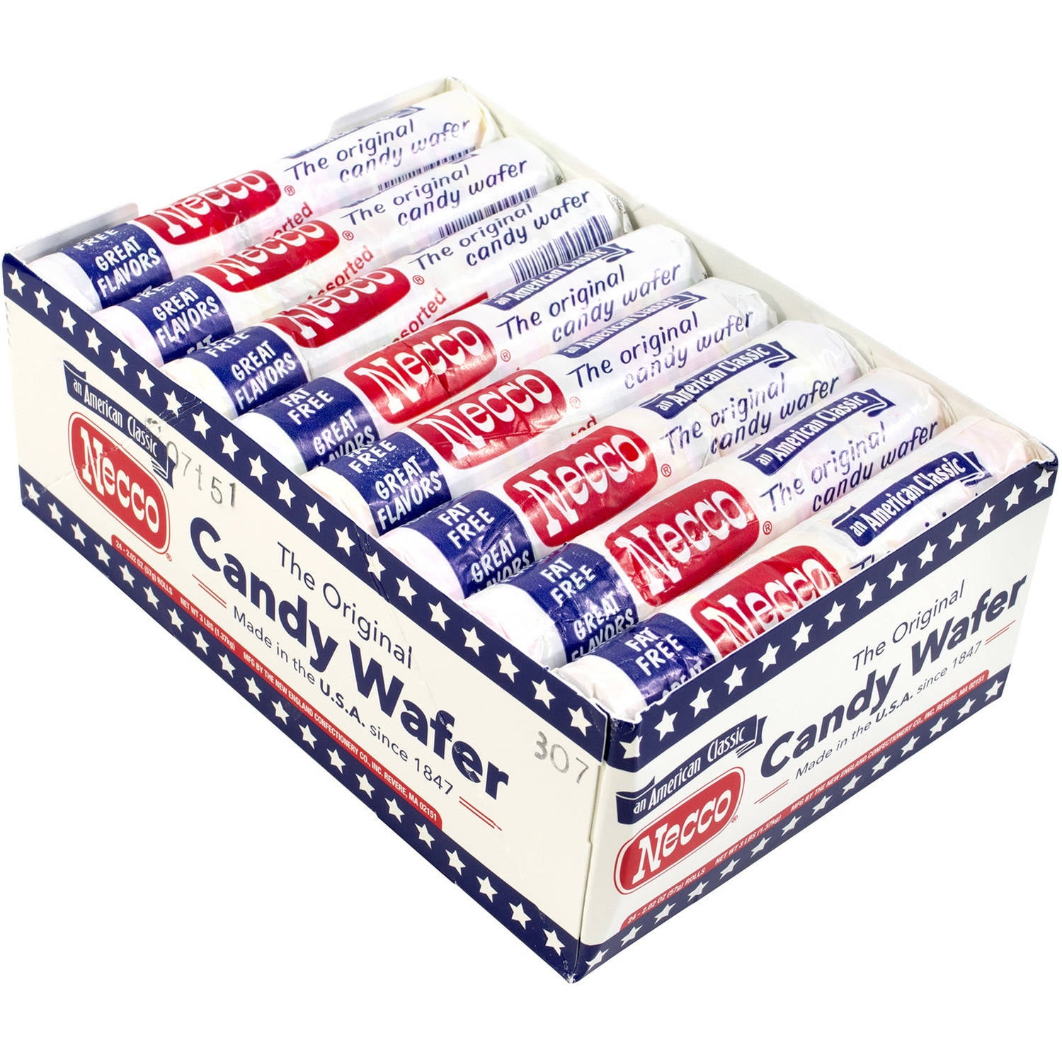 Necco The Original Candy Wafer Rolls, 24 count - Walmart.com