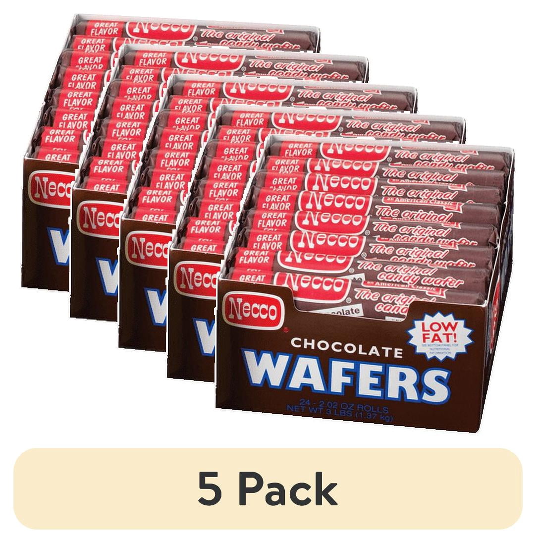 (5 pack) Necco Wafers Candy, Chocolate, 2.02 Oz - Walmart.com