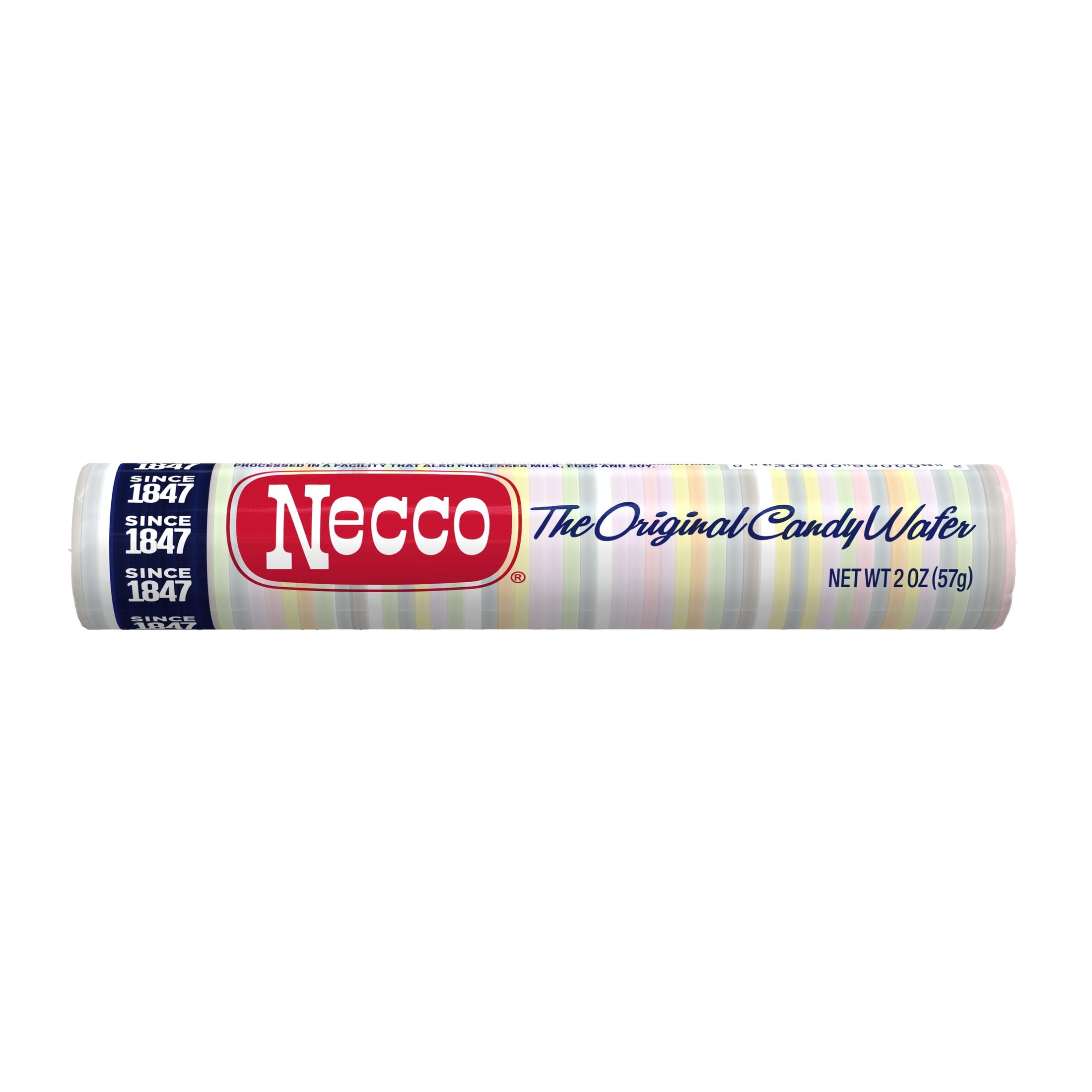 Necco Wafers Original Assorted Flavors Hard Candy, 2 oz Roll - Walmart.com