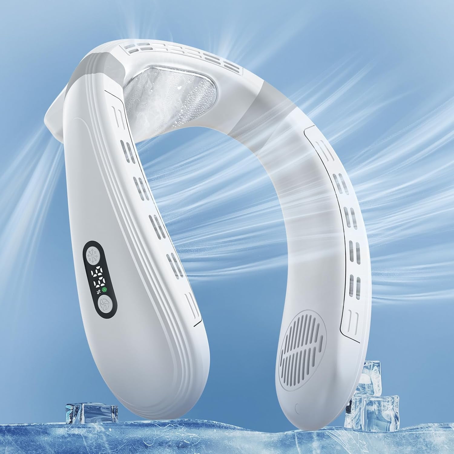 Neck Air Conditioner Fans That Blow Cold Air Cooling Device Hands Free ...