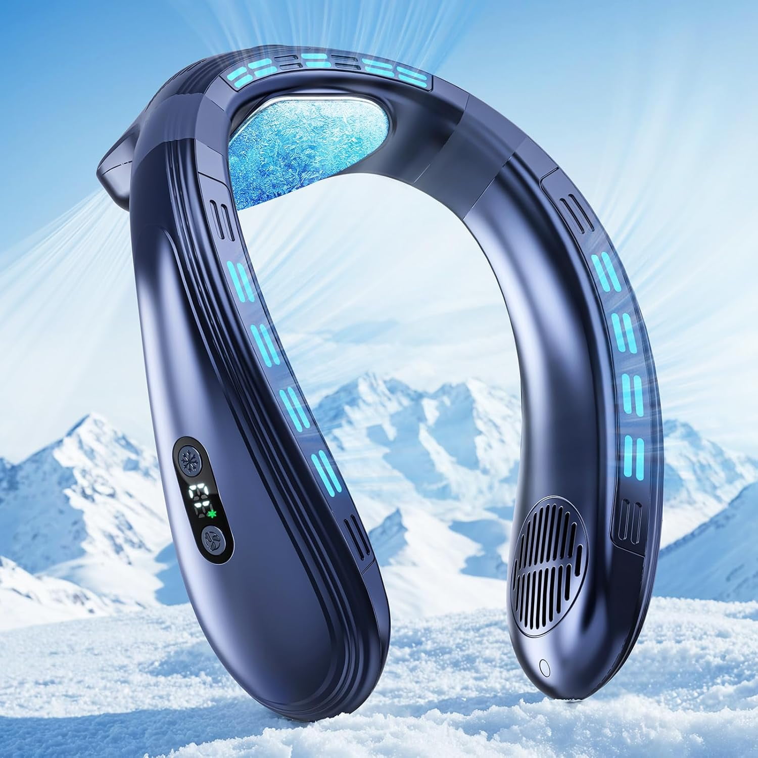 Neck Air Conditioner Portable, 360° Up-down Airflow Neck Fans that Blow ...