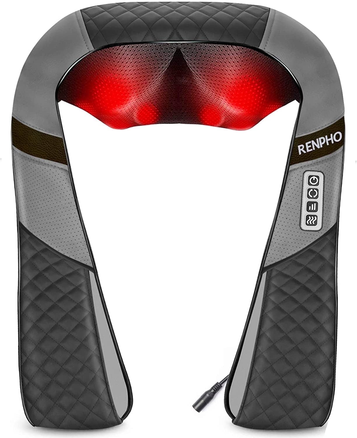 Renpho Neck Shoulder and Back Massager, Shiatsu Kneading Nodes ...