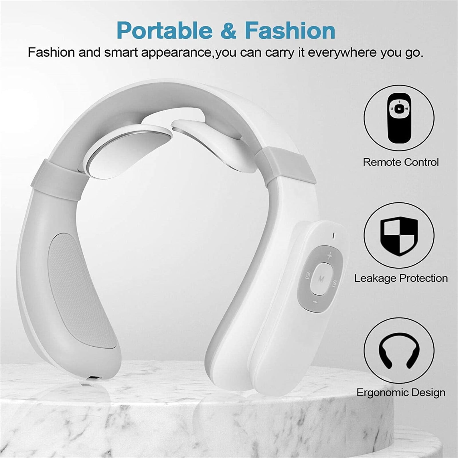 Neck Back Tension Relief, Smart Cervical Spine Massage, Adjustable ...