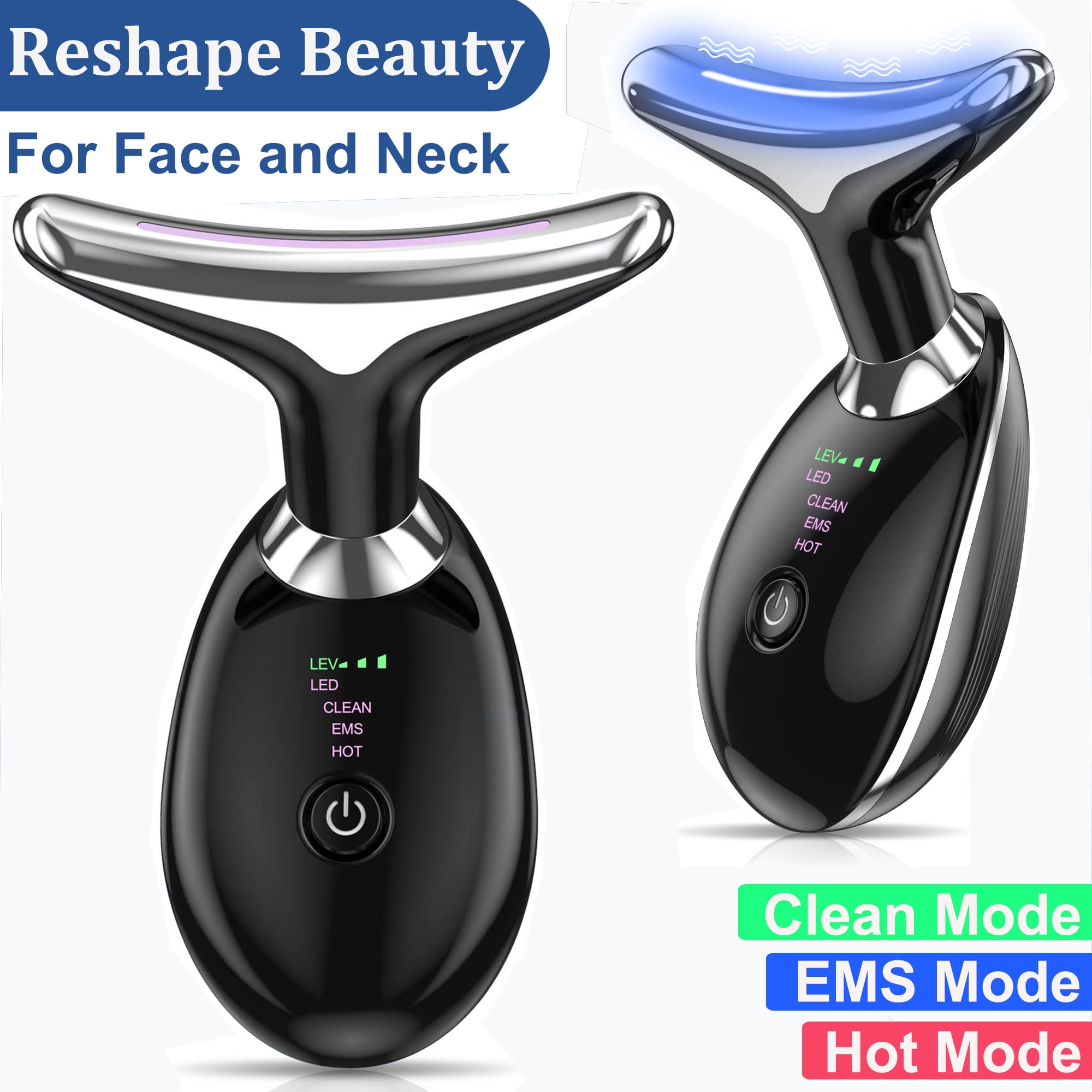 Neck Beauty Device,Face Neck Massager for Warming Lift,Skin ...