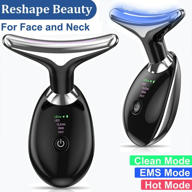 Neck Beauty Device,Face Neck Massager for Warming Lift,Skin ...
