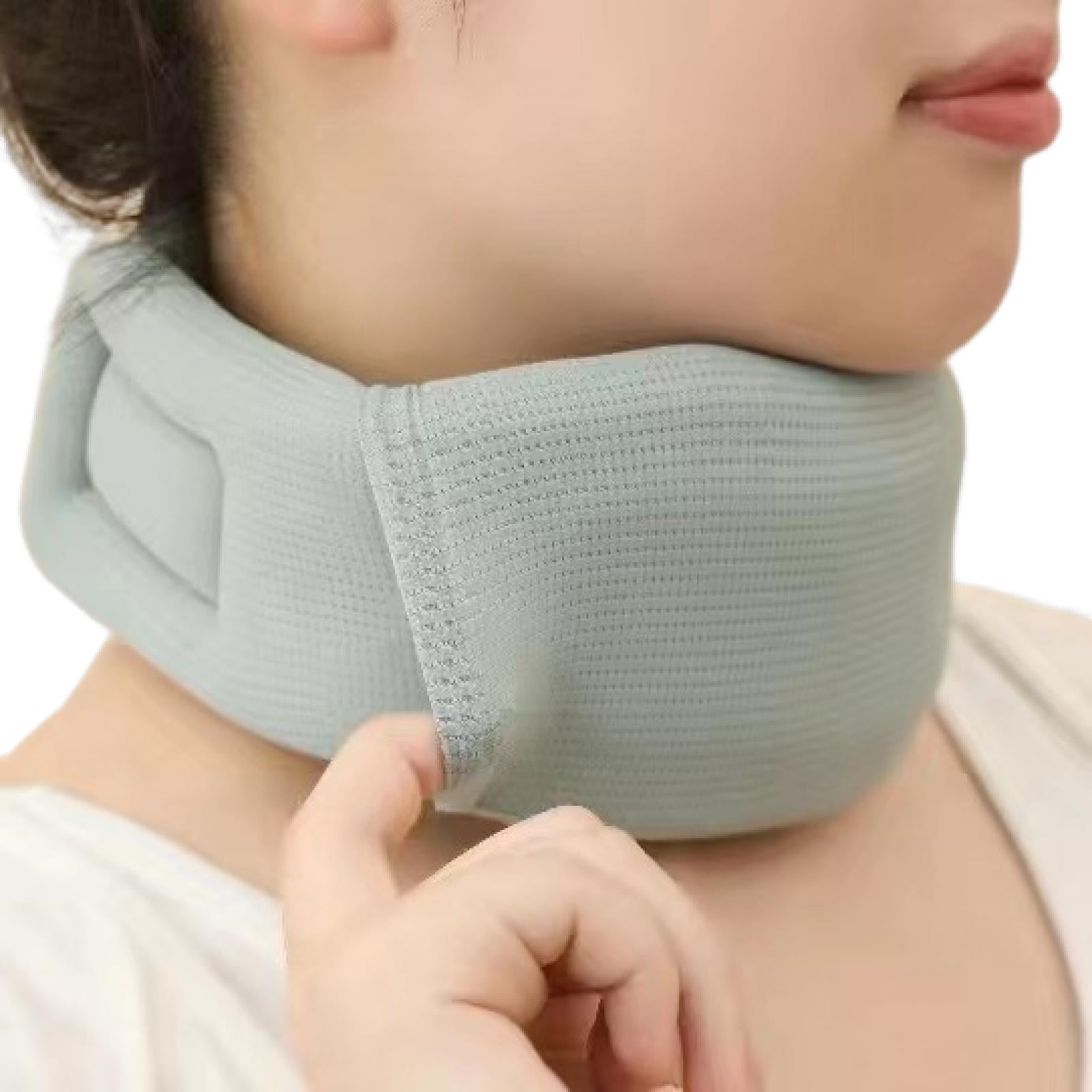 Neck Brace Soft Breathable Pain Relief Posture Correction Anti-Snoring ...