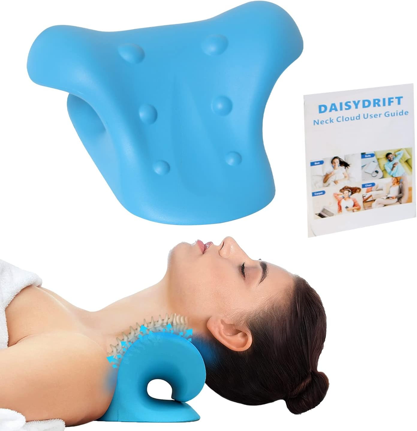 Chenzhuo Neck Cloud, Neck Stretcher, Cervical Traction Pillow for Pain ...