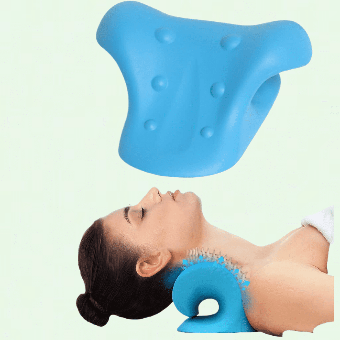 Neck Cloud - Neck Stretcher and Pillow for Pain Relief, Neck Alignment ...