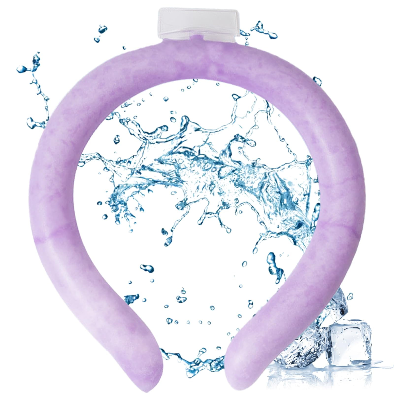 Neck Cooling Tube- Outdoor Activities with Gel ice Packs for Personal ...