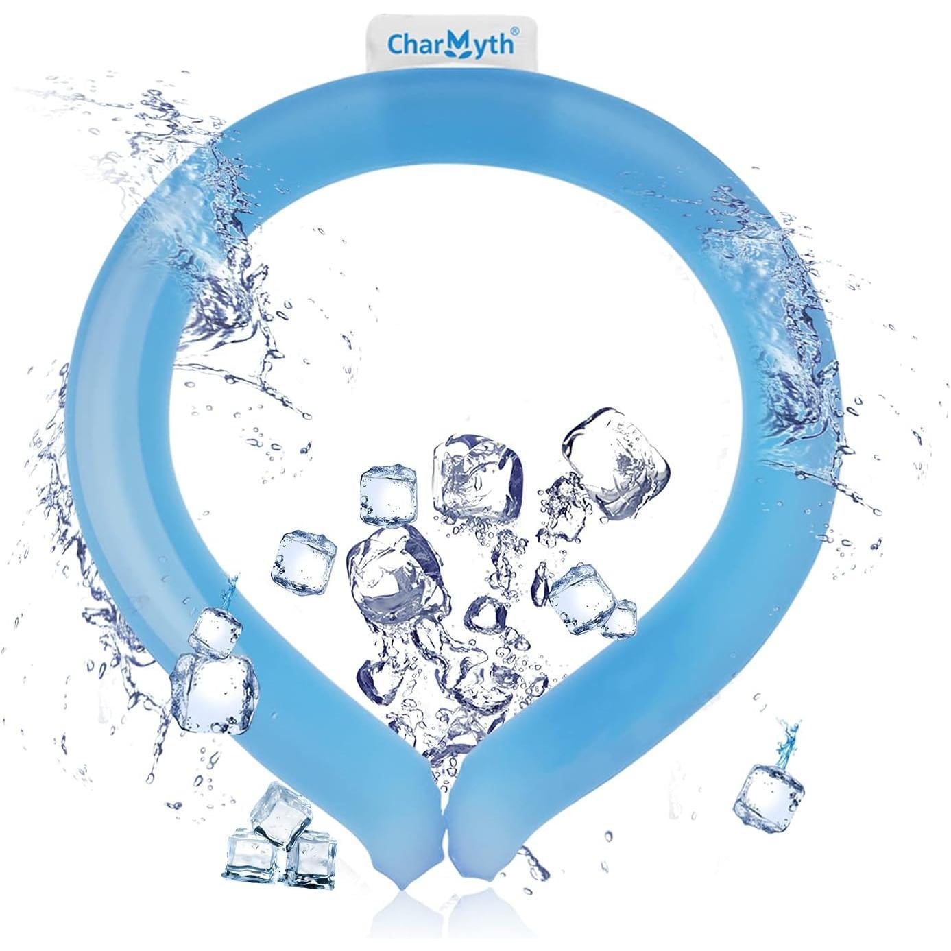 Neck Cooling Tube Reusable Ice Cooler Ring Instant Cooling Below 15°C ...