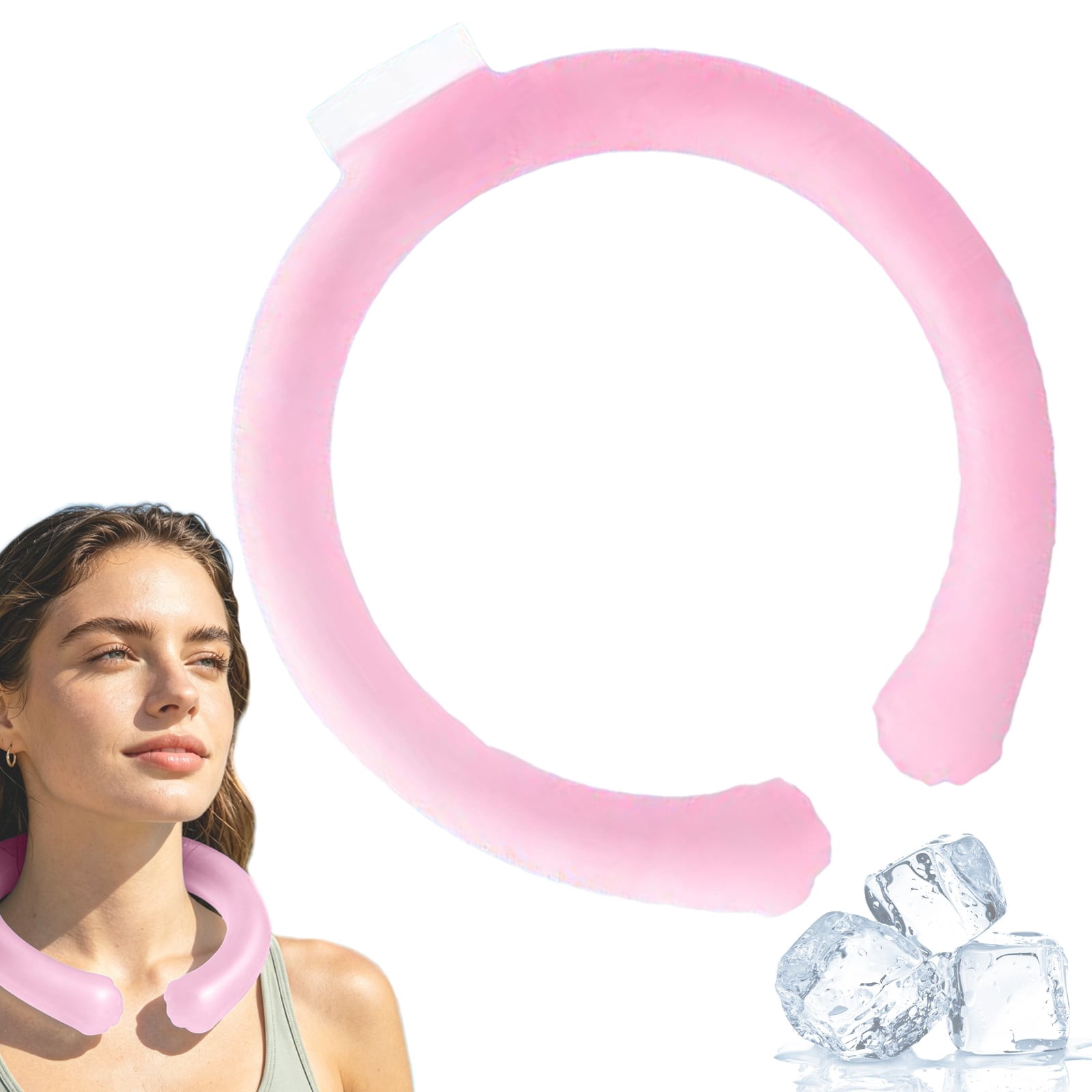 Neck Cooling Tube, Reusable Ice Neck Cooler Tube, Multicolor Leak ...