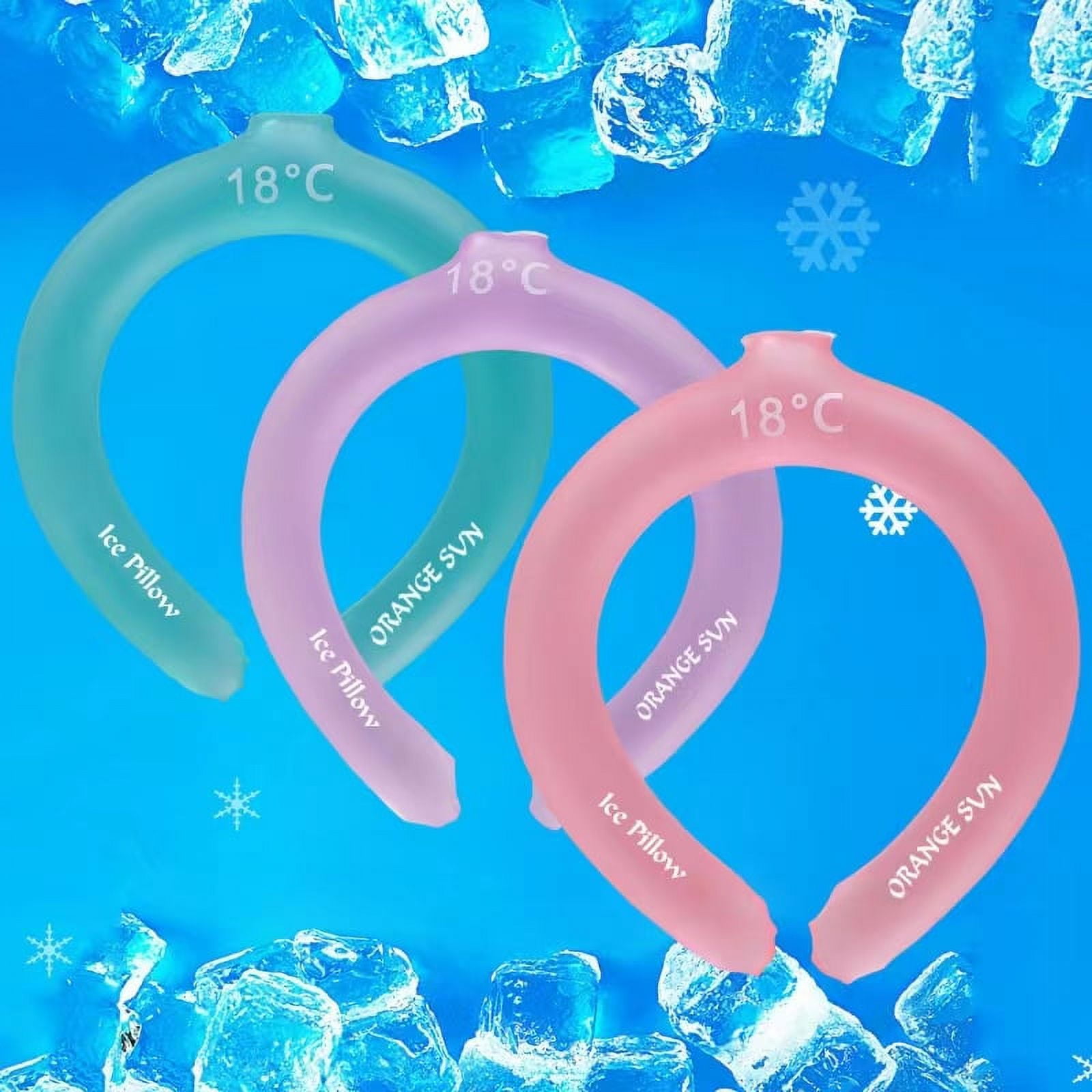 Neck Cooling Tube, Reusable Ice Neck Cooler Wearable Body Cooling ...