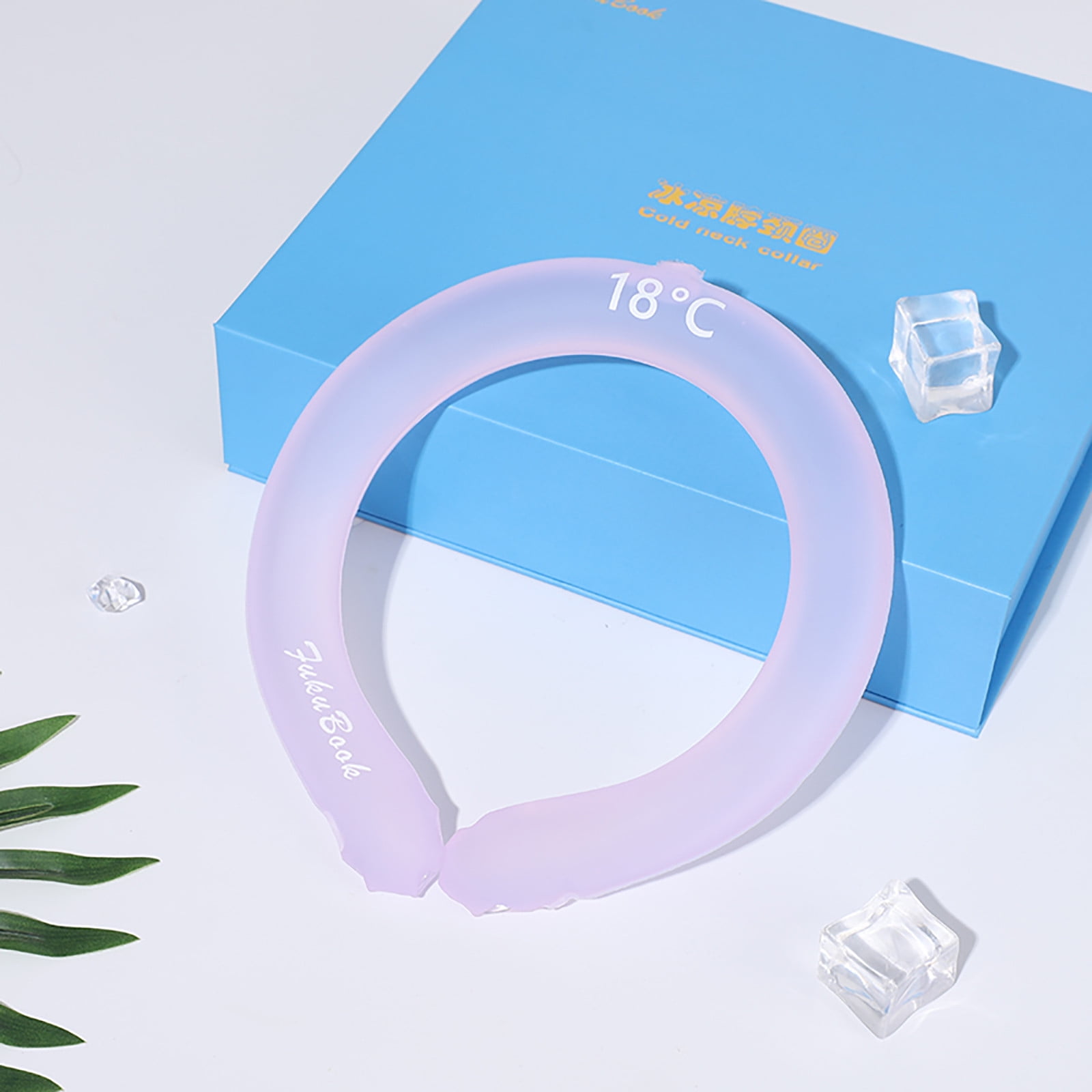 Neck Cooling Tube, Reusable Ice Neck Cooler Wearable Body Cooling ...