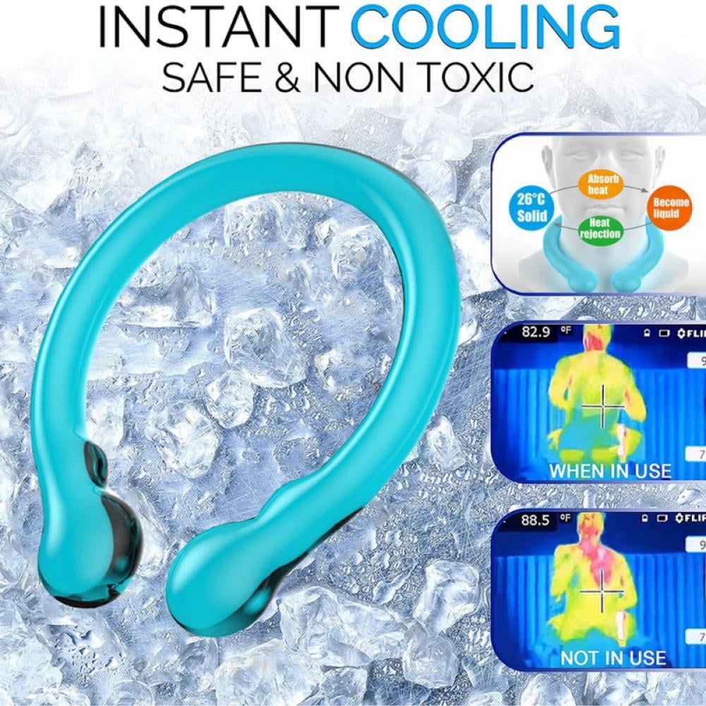 Neck Cooling Tube | Wearable Cooling Neck Wraps for Summer Heat I Hands ...