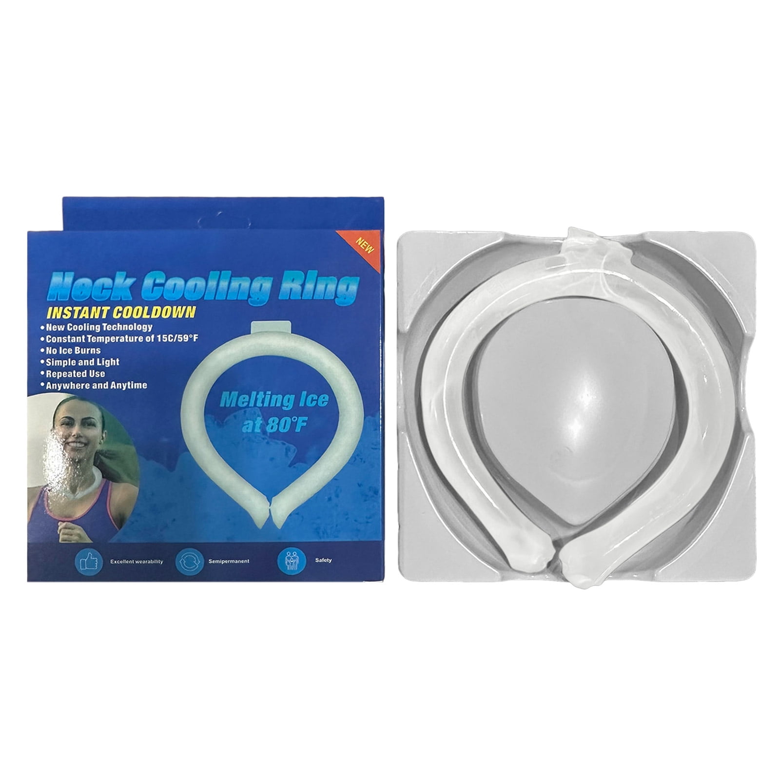 Neck Cooling Tube | Wearable Cooling Wrap for Summer Heat | Hands Free ...