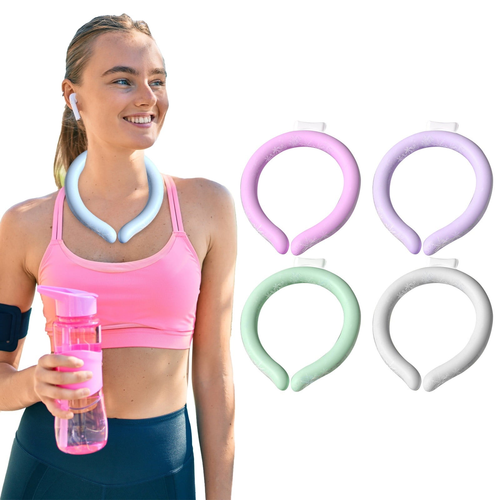 Neck Cooling Tube | Wearable Cooling Neck Wraps for Summer Heat I Hands ...