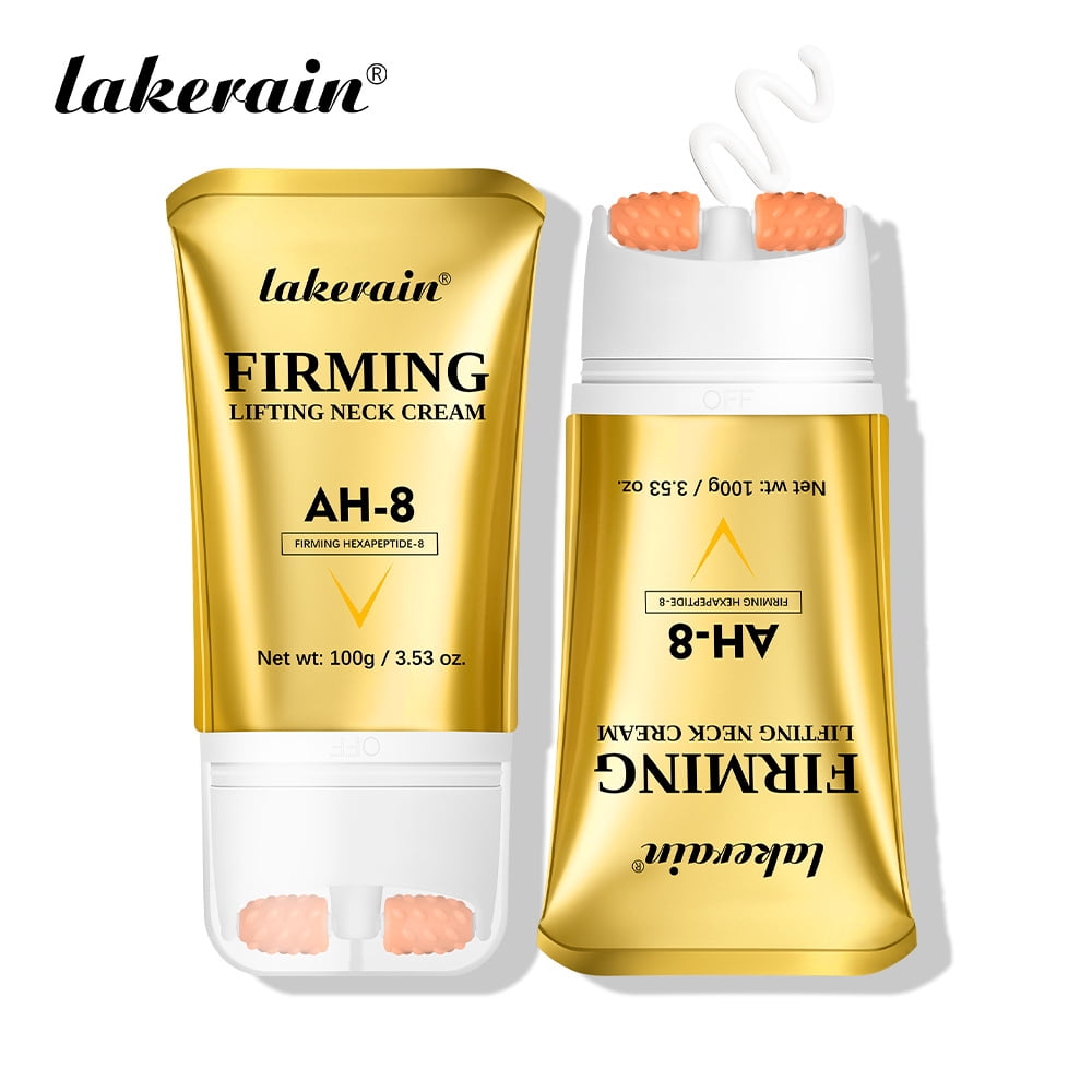 Neck Cream with Double Roller Massager for Tightening & Smooth Neck ...