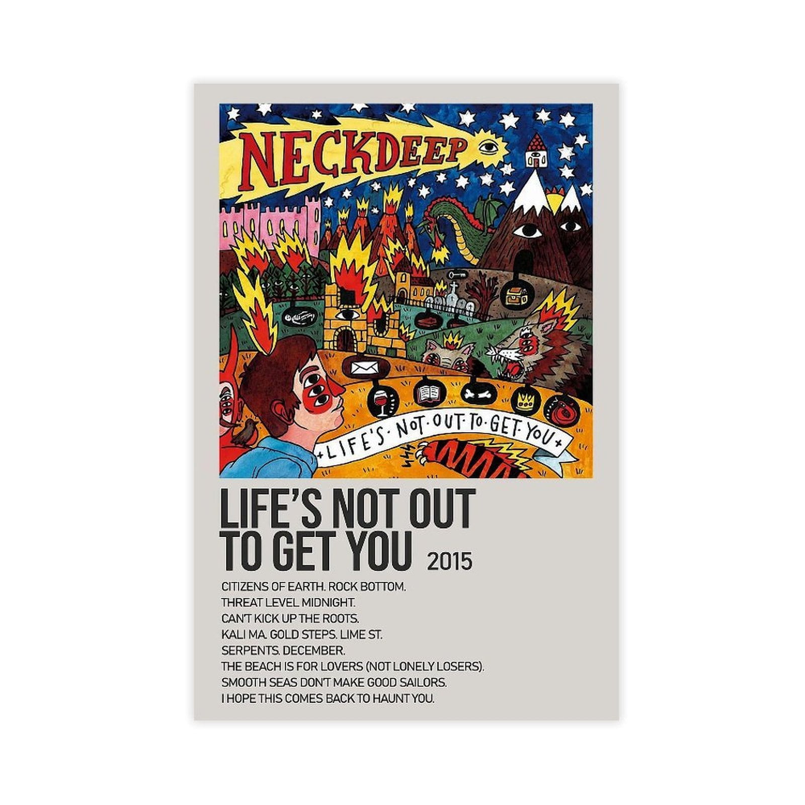 Neck Deep Life's Not Out to Get You Posters Art Print Bedroom Decor for Wall Art Print Gift Home ...
