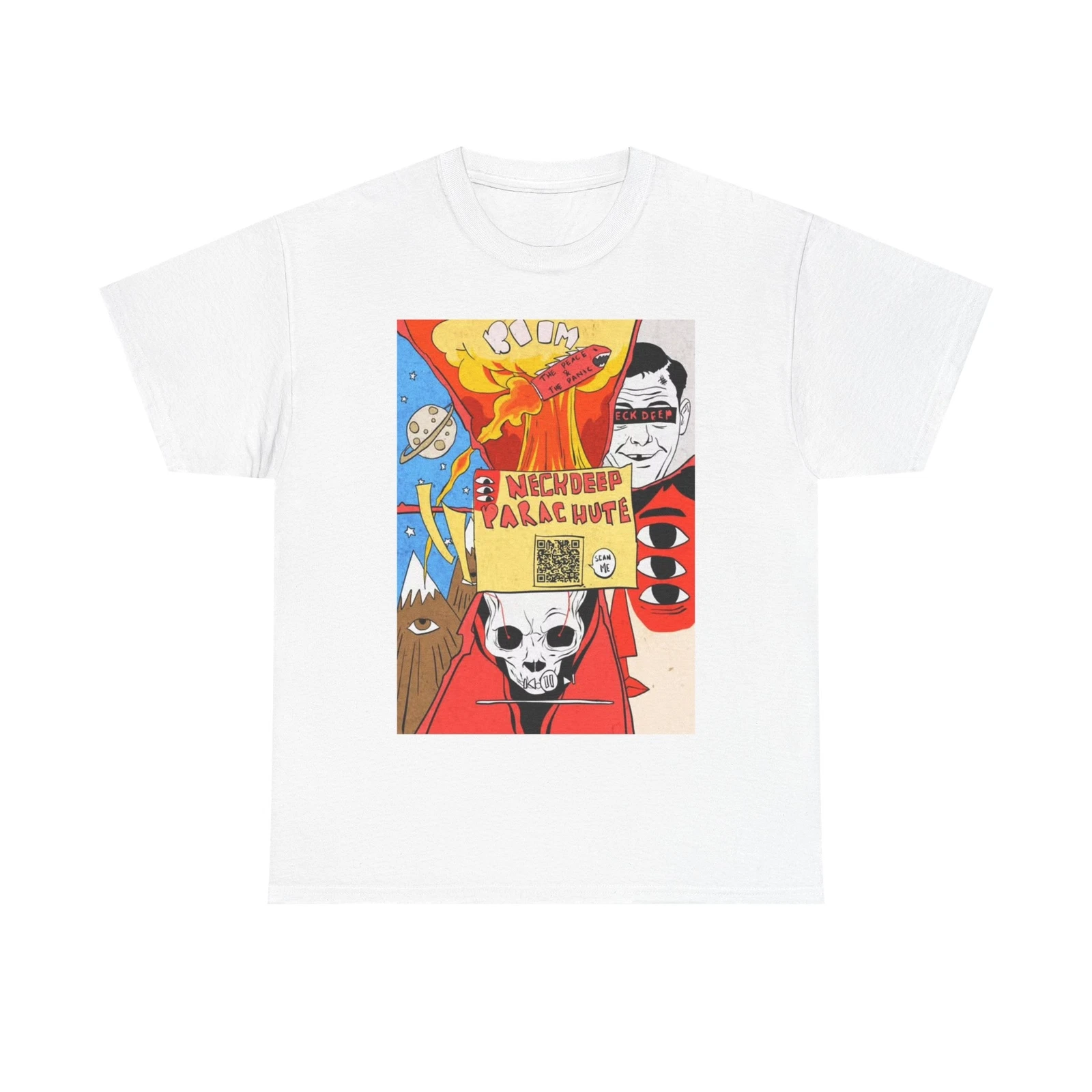 Neck Deep T-shirt UK punk rock world tour album Unisex Heavy Cotton Tee ...