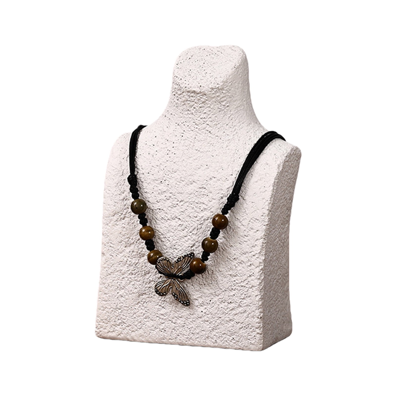 Neck Display Stand Solving Flat Surfaces for Pendant Draping Effect in ...