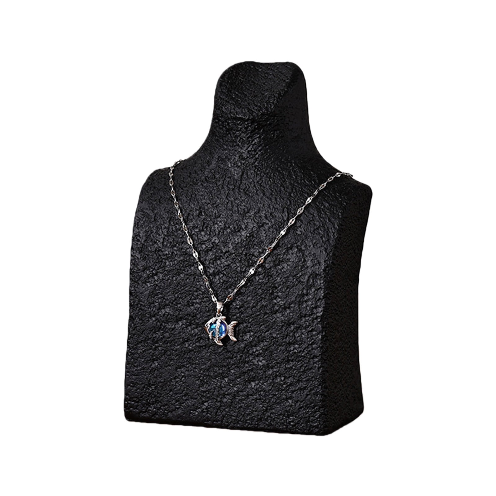Neck Display Stand Solving Flat Surfaces for Pendant Draping Effect in ...