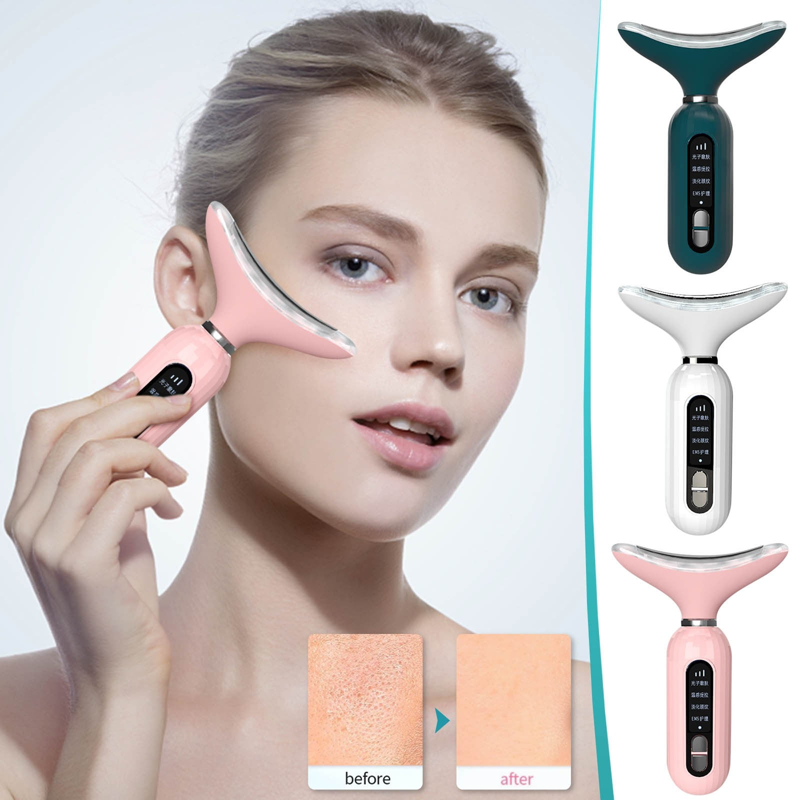 Neck Face,Face and Neck Lifting Face Contouring Tool with 3 Colors of ...