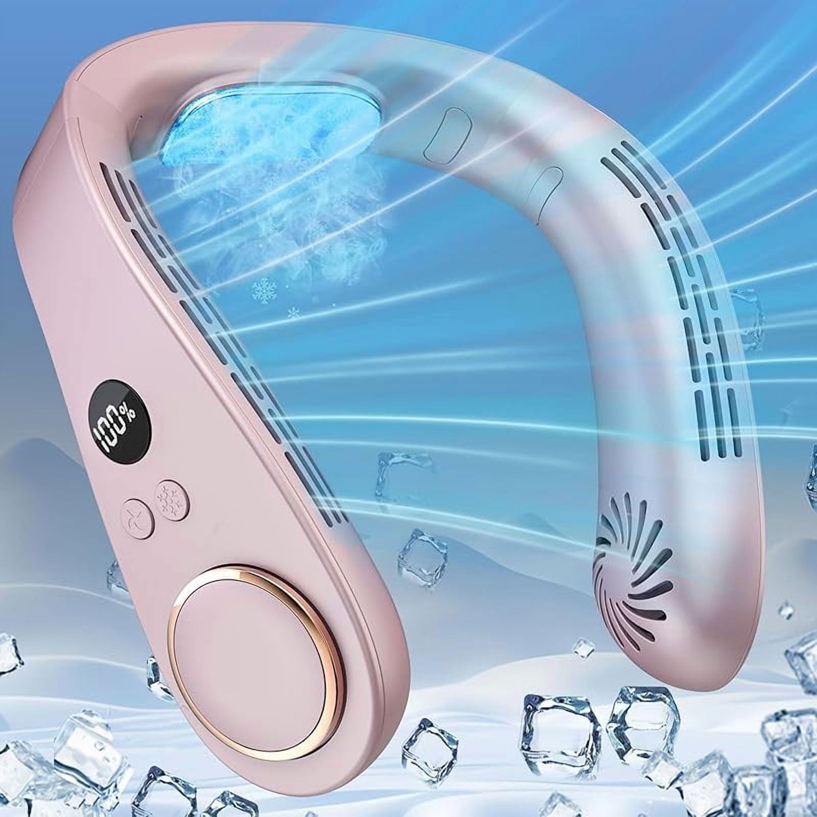 Neck Fan with Cooling Plate,5500mAh Neck Fans that Blow Cold Air ...