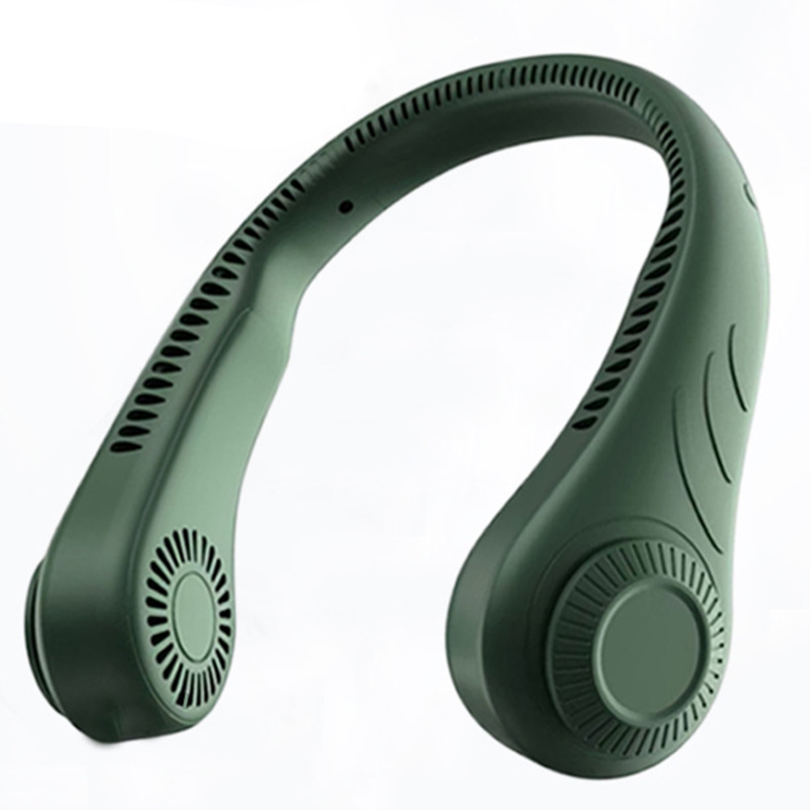 Neck Fan, Hands Free Bladeless Hanging Sport Fan, USB Wearable Neckband ...