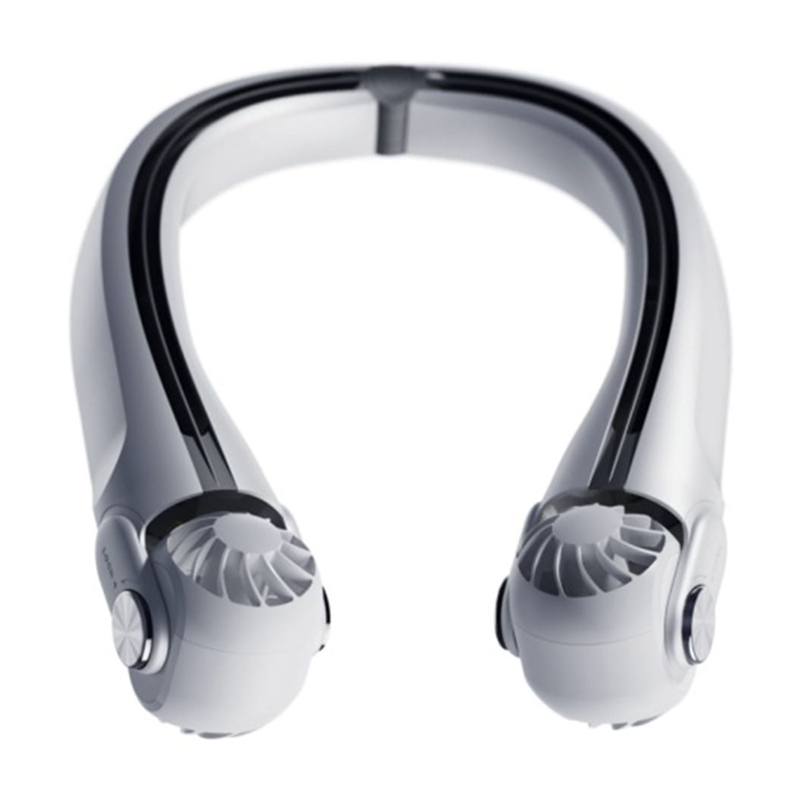 Neck Fan Portable Cooler Fan USB Leafless 360° Neckband Fan Wrap-around ...
