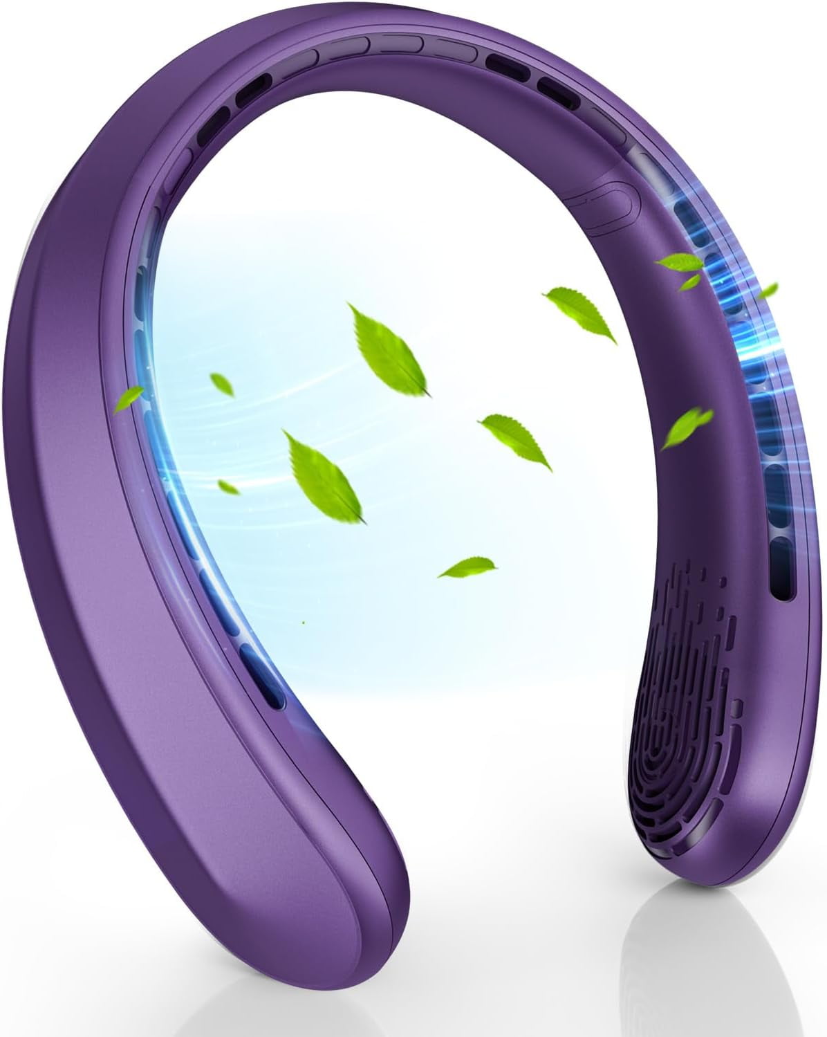 Neck Fan, Portable Fan around Neck, 5200 mAh Battery Operated Wearable ...