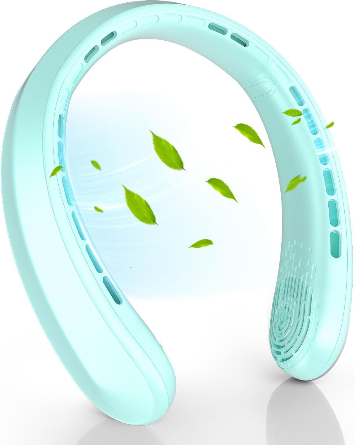 Neck Fan, Portable Fan around Neck, 5200mAh Battery Operated Wearable ...