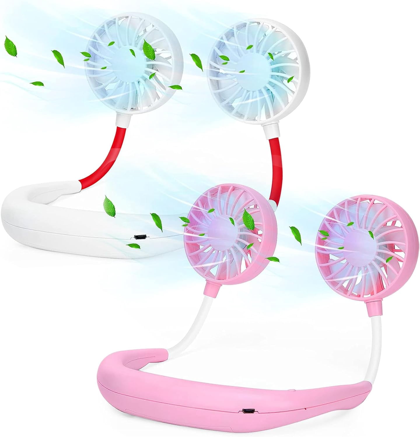 Neck Fan Portable Rechargeable: Personal Fans For Your Neck Wearable ...