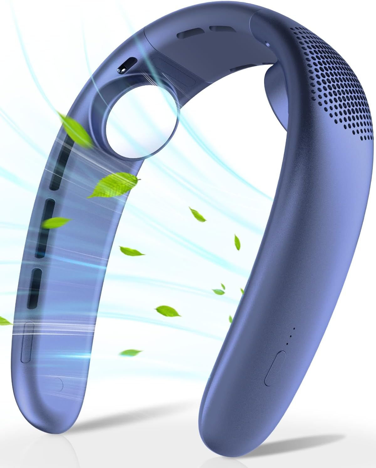 Neck Fan,Portable Ultrathin Bladeless Neck Fan,4000Mah Rechargeable ...