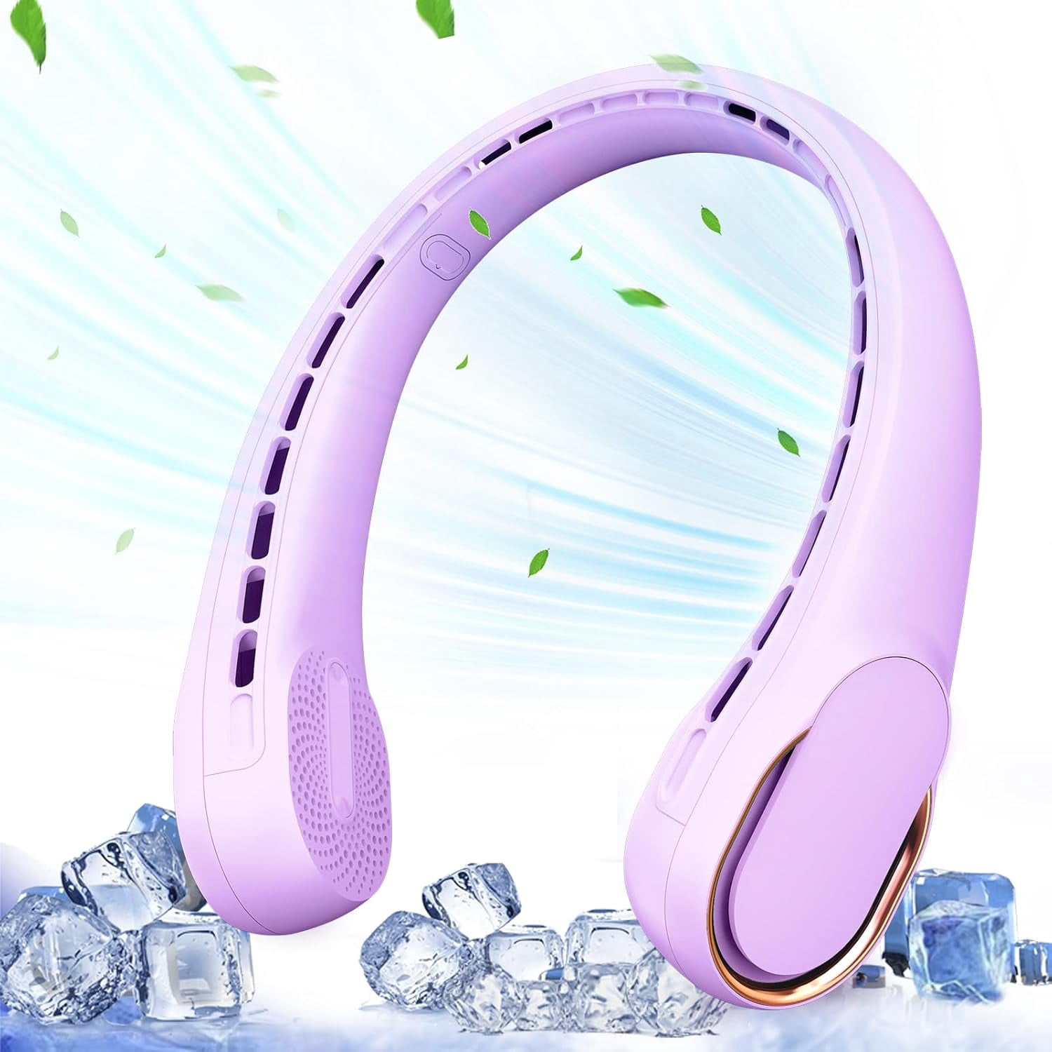 Neck Fan, USB Rechargeable Personal Fan, 4000 mAh Battery Operated, 3 ...