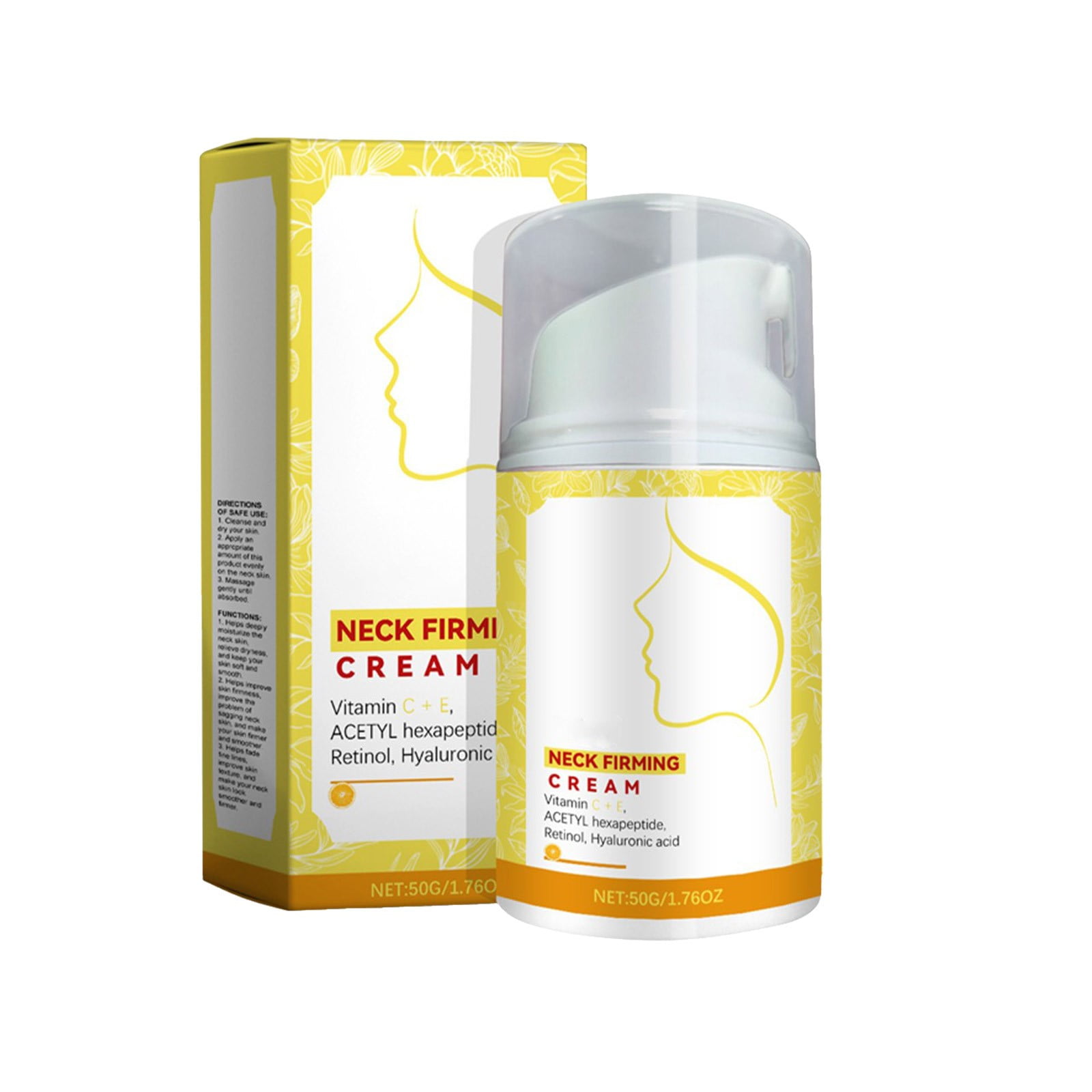 Neck Firming Cream for Women & Men, Day & Night Face Moisturizer Cream for Hydration and Anti ...