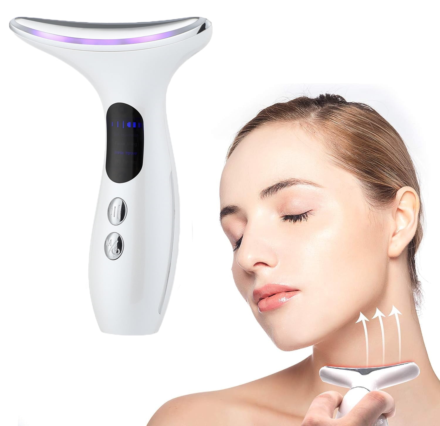 Neck Firming Wrinkle Removal Massager,Thermal and Vibration ...