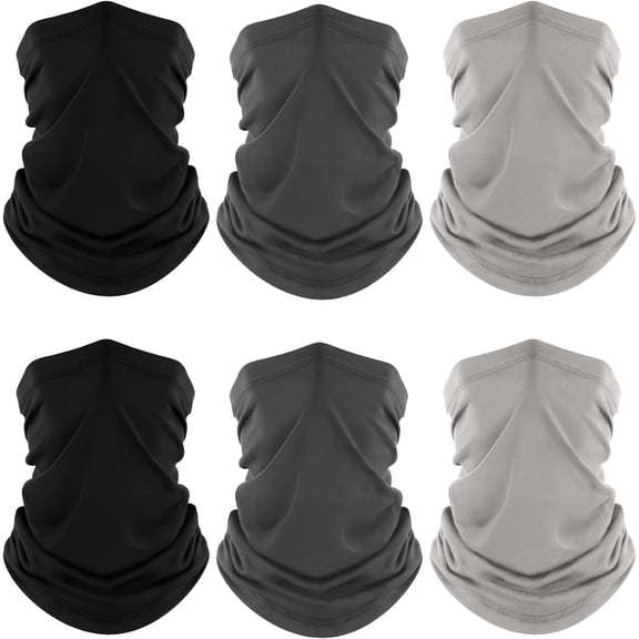 4 Pack Neck Gaiter, Cooling Breathable Face Mask UV Protection Scarf ...
